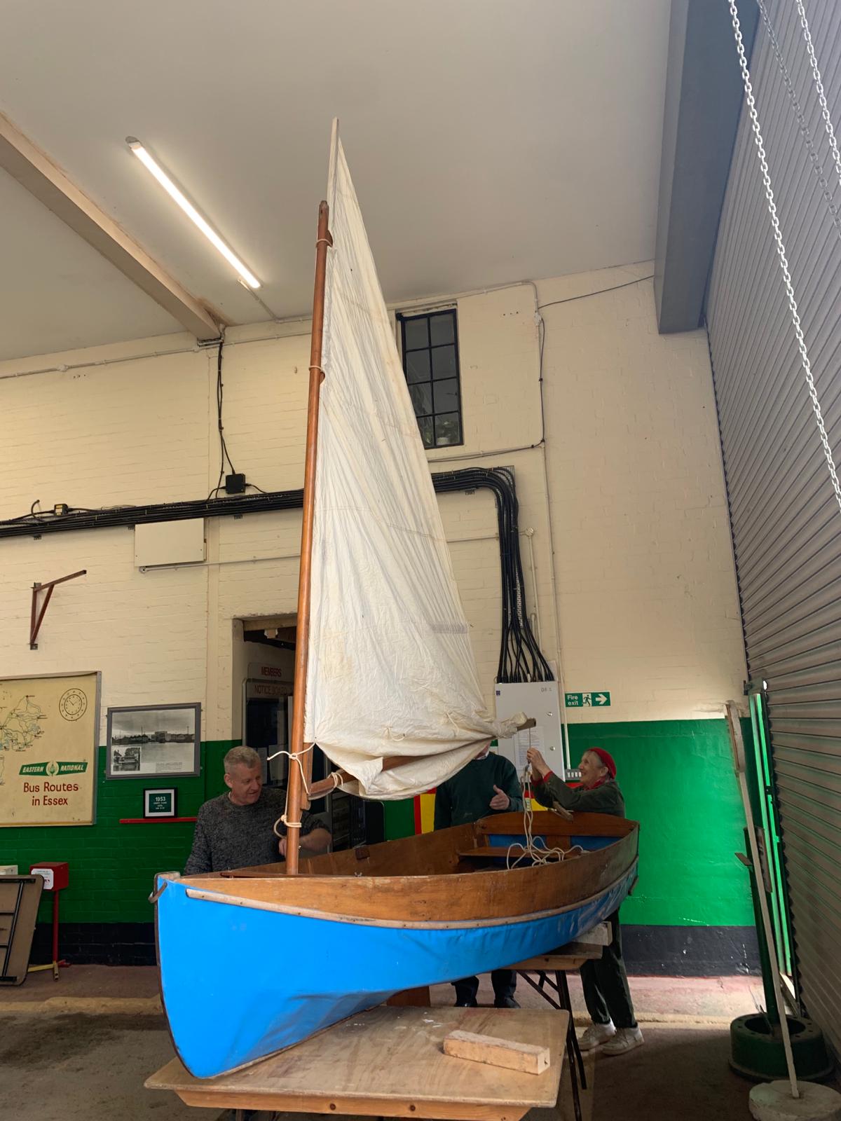Prout’s canvas sailing boat – Canvey Island Transport Museum
